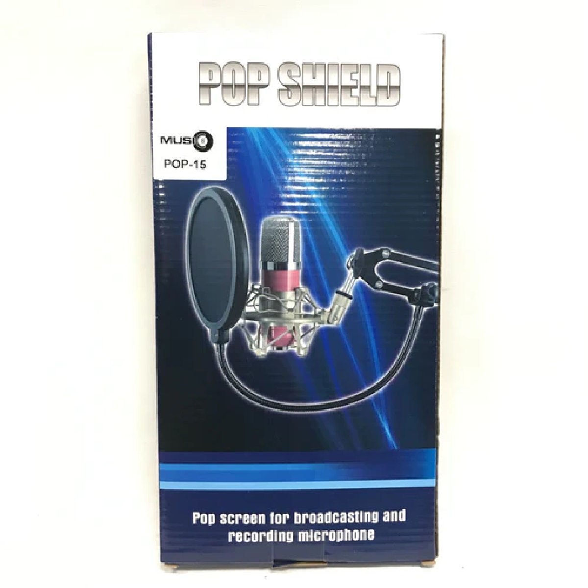 Music8 – POP15 Bouclier/Filtre anti-pop - Nantel Musique